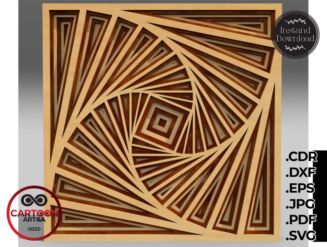 Multilayer Laser Cut Vector Plans | Wooden | Mdf | Instant Download ...
