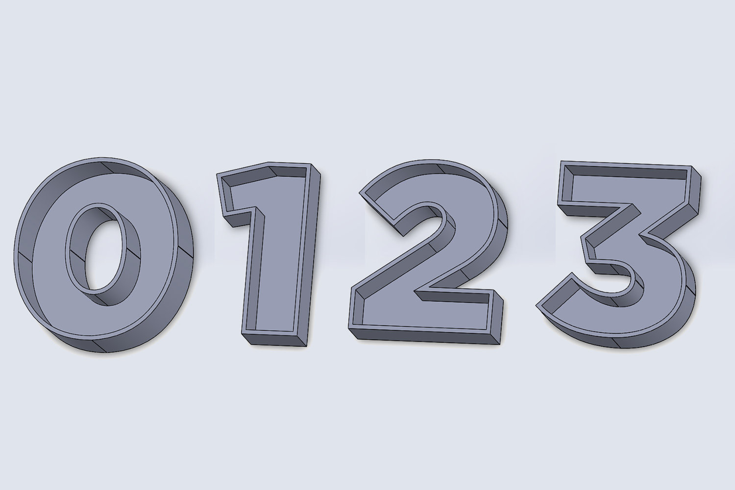 3D Print File Stl 10 Numbers Pot Vase Hearth Pot One Two - Etsy