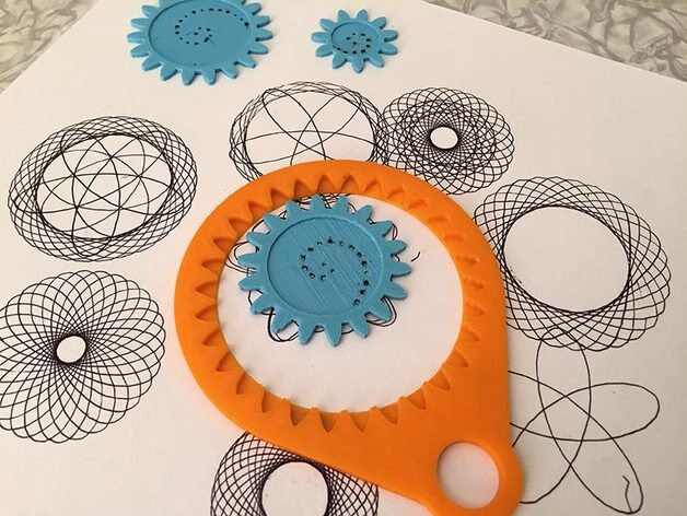 3D Print File Stl Spirograph Deluxe Set Drawing Set Crafts - Etsy