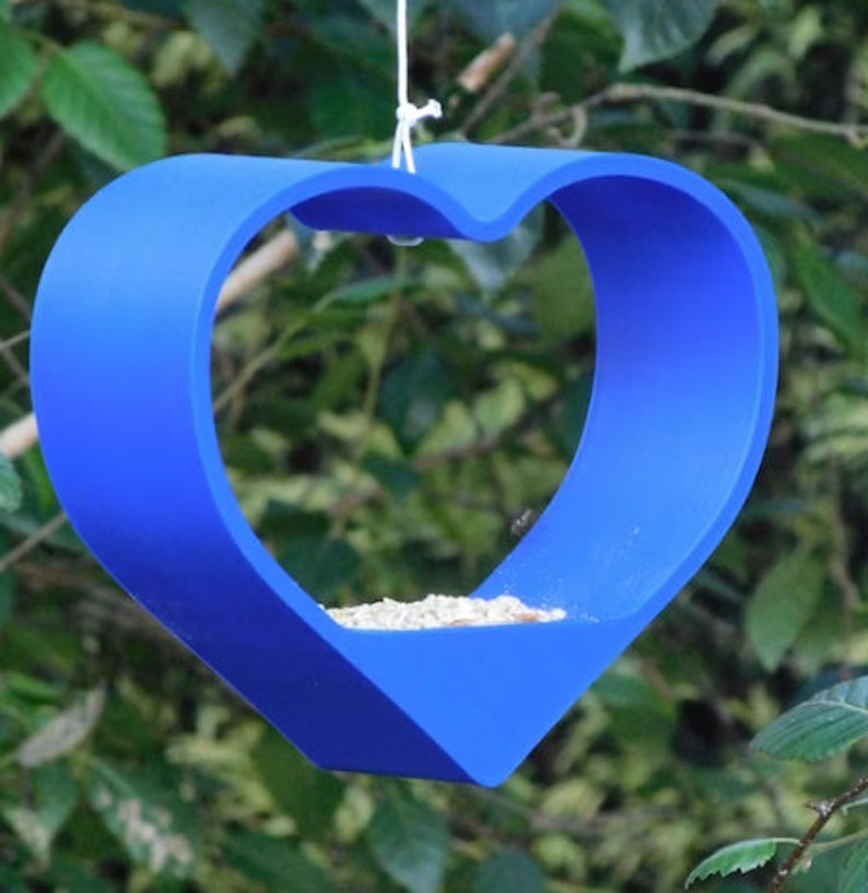 3D Print File Stl Heart Bird Feeder - Etsy