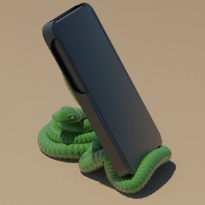 3D Print File Stl, Phone Holder, Snake Stand, 3D Snake - Etsy