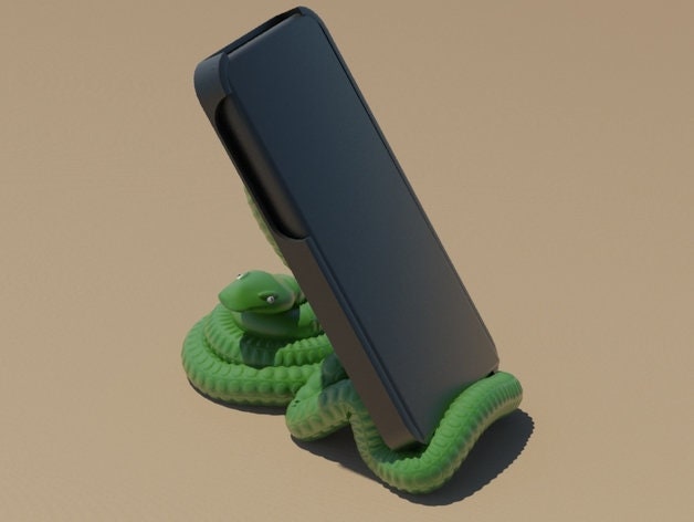 3D Print File Stl Phone Holder Snake Stand 3D Snake - Etsy