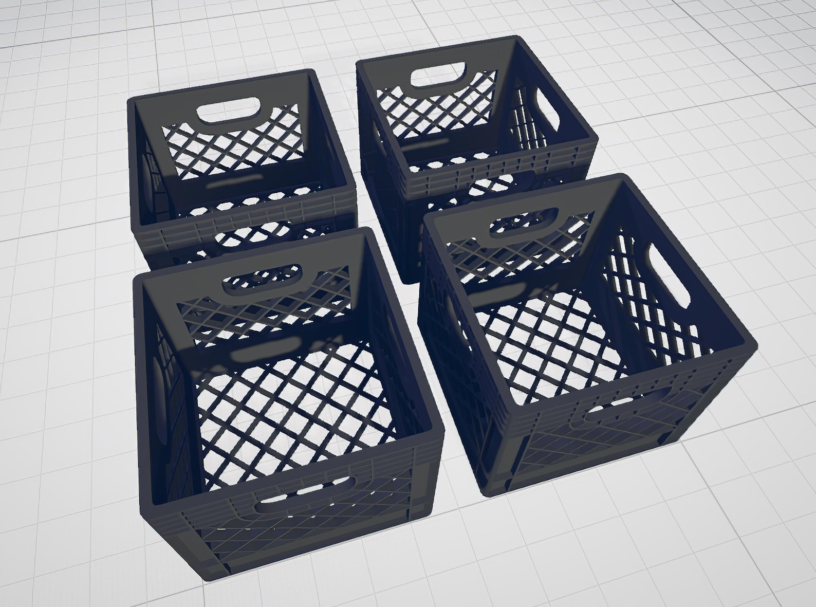 3D Print File Stl, Mini Milk Crate, Mini Container - Etsy