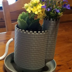 3D Print File Stl, Pot, Vase, Planter, Castle - Etsy