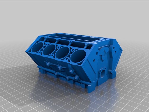 3D Print File Stl Engine Block Card Holder - Etsy Canada
