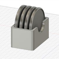 3D Printable Coaster Set - Digital Files - Etsy