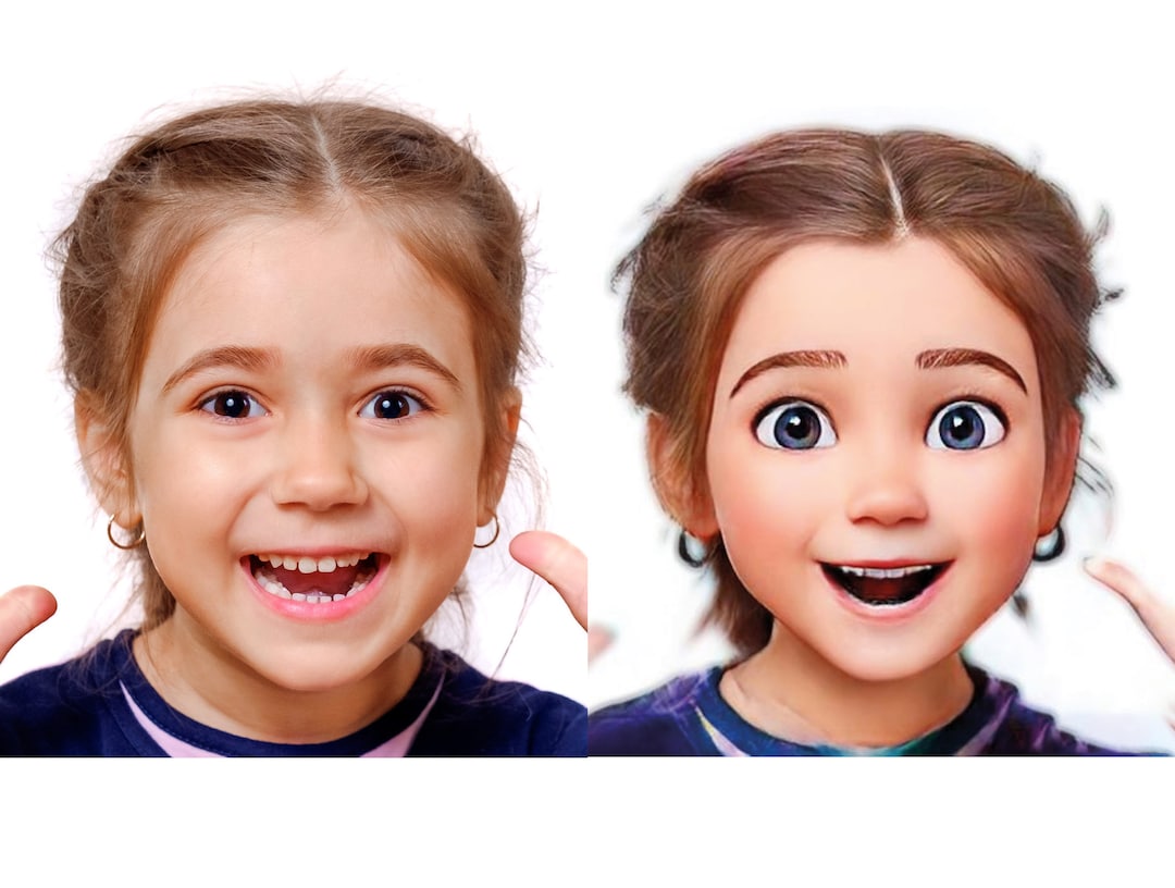 Personalized, Custom Cartoon Digital File, Photo to Cartoon, Picture ...