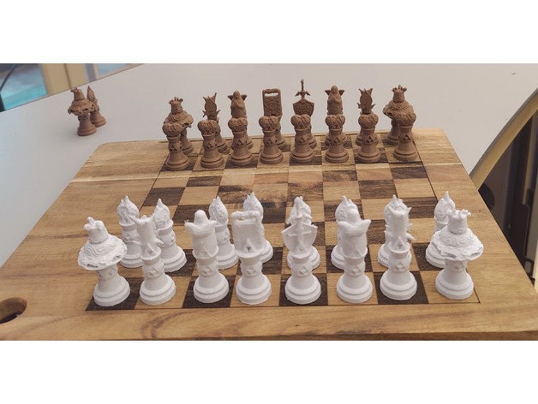 3D Print File Stl, New Chess Set - Etsy