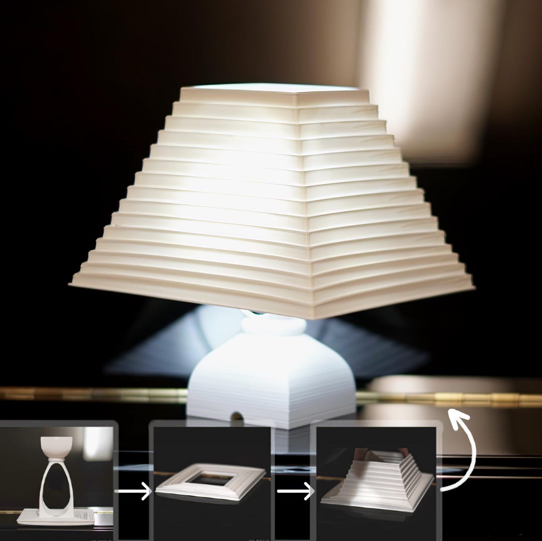 3D Print File Stl, Lampshade, Night Light, Electrical Assembly Not ...
