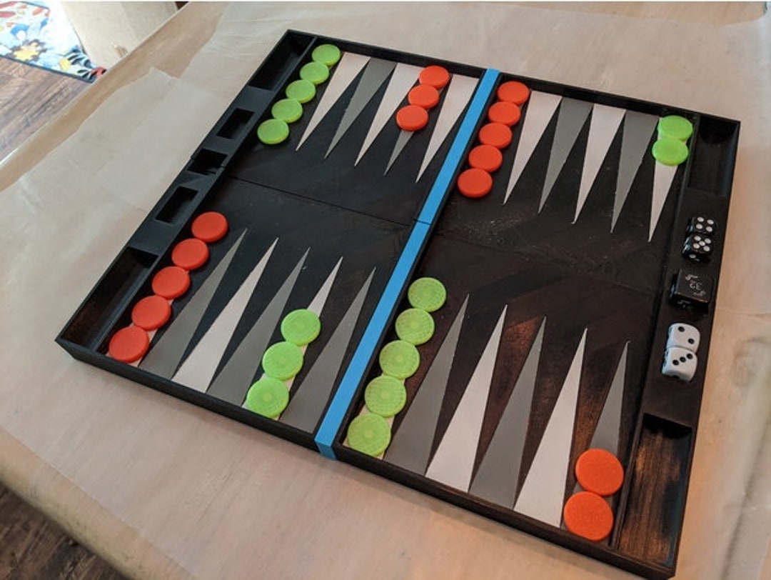 3D Print File Stl, Backgammon Game - Etsy