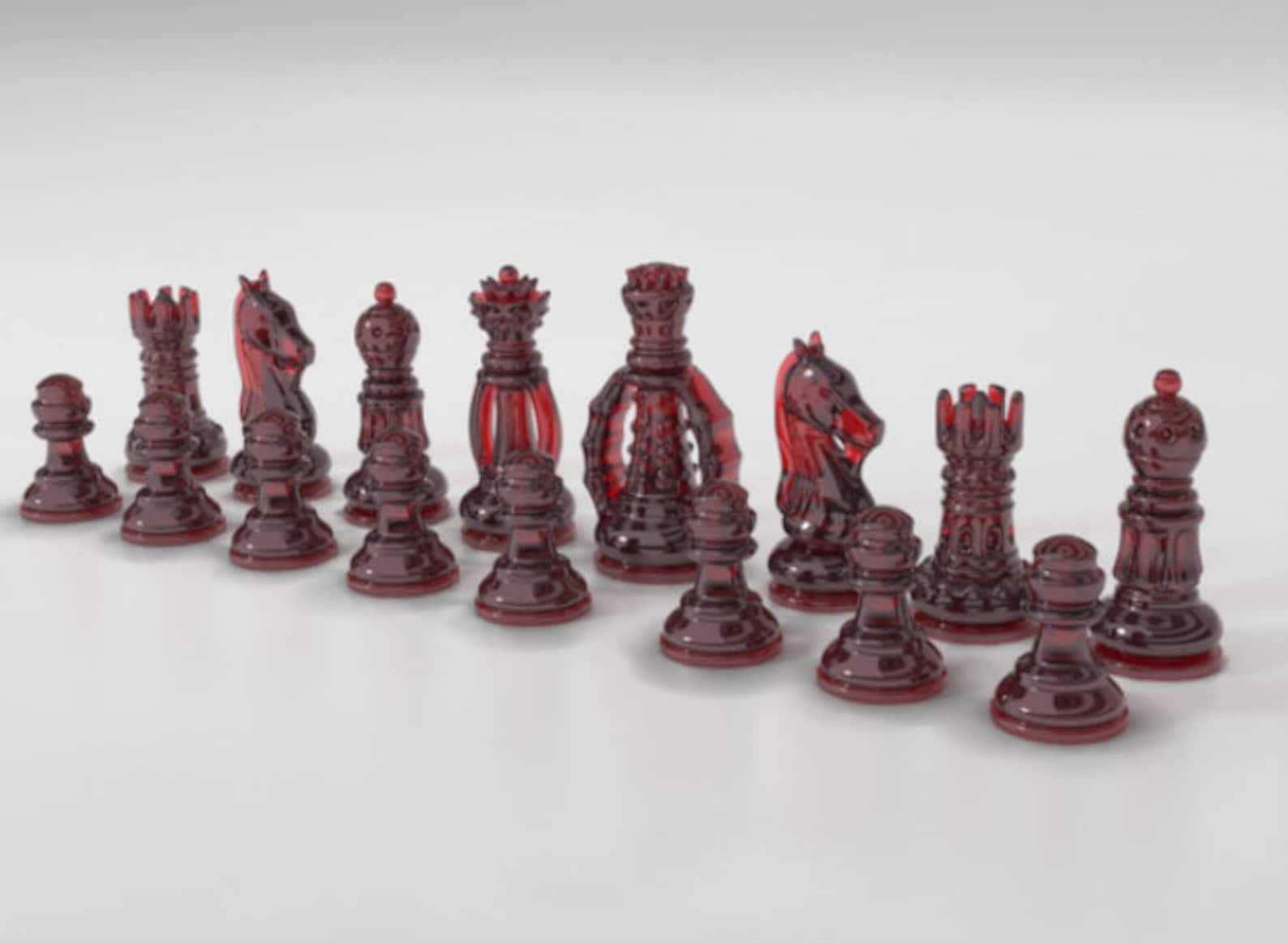 3D Print File Stl Chess Set - Etsy
