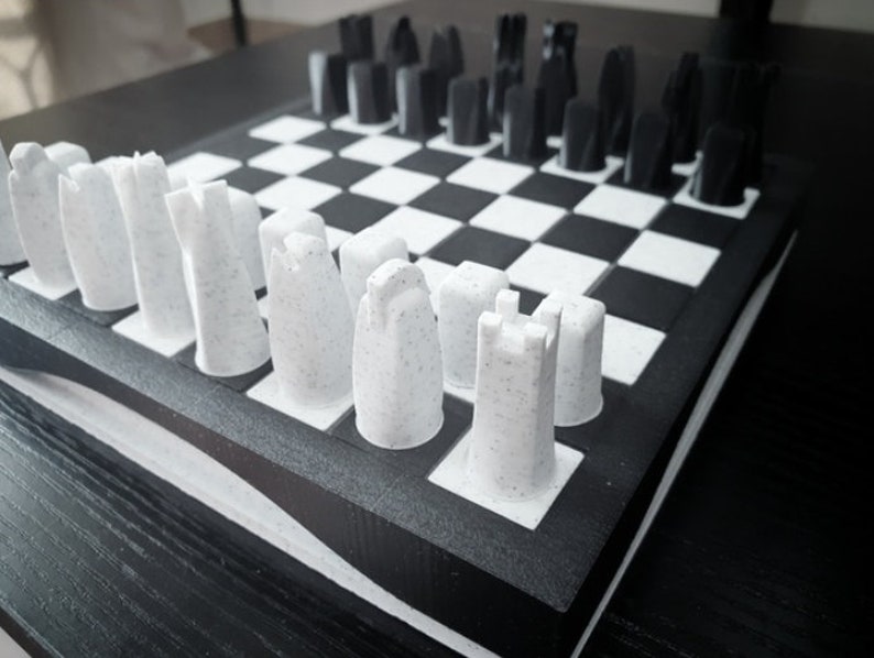 3D Print File Stl Complete Chess Set Chess Box | Etsy