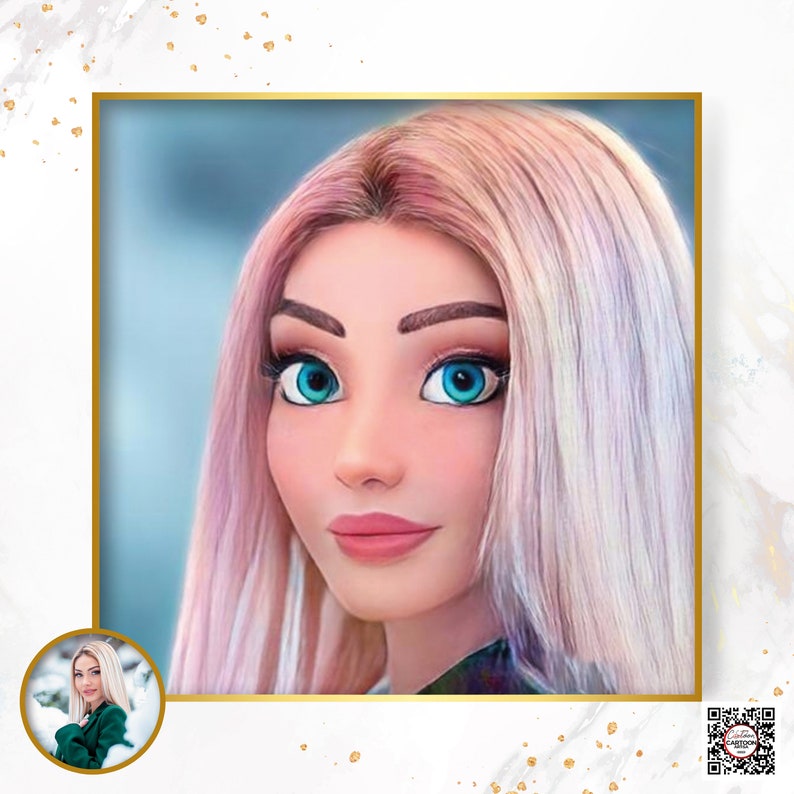 Personalized Custom Cartoon Digital File Photo to Cartoon - Etsy