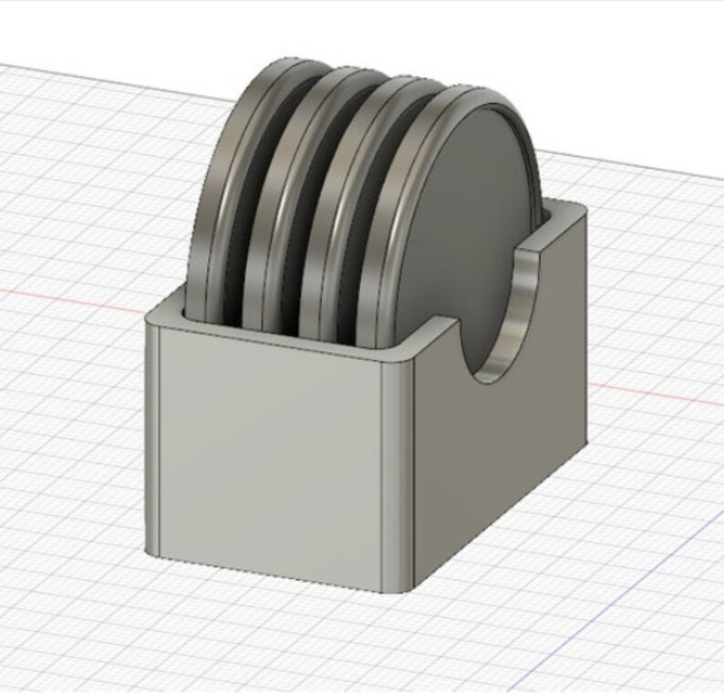 3D Print File Stl Coaster Organizer Box - Etsy