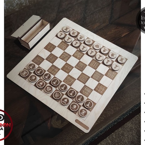 Chess Cut Files - Etsy