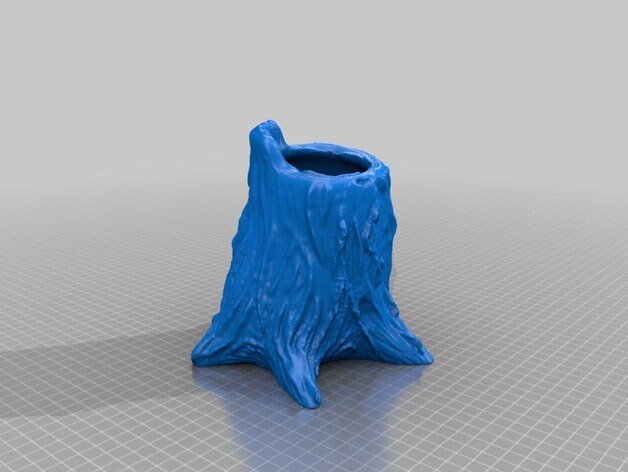 3D Print File Stl, Vase, Pot, Tree Stump, Tree Shaped - Etsy