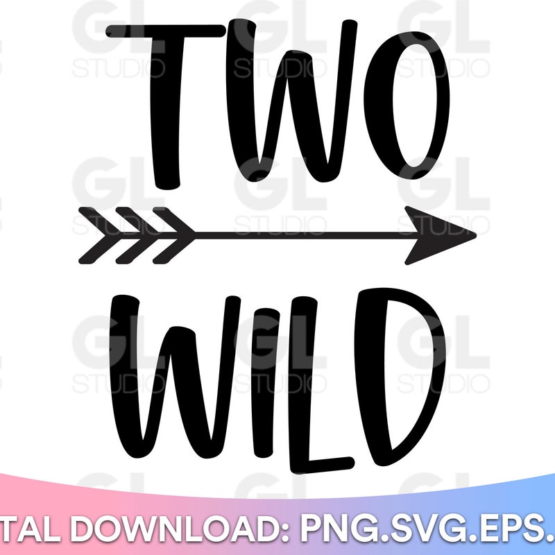 Two Svg - Etsy