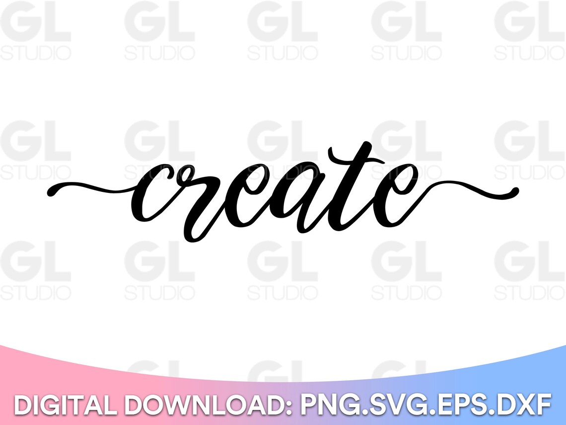 Create Svg, Craft Room Svg, Create Sign SVG, Dxf, Png, Maker SVG ...