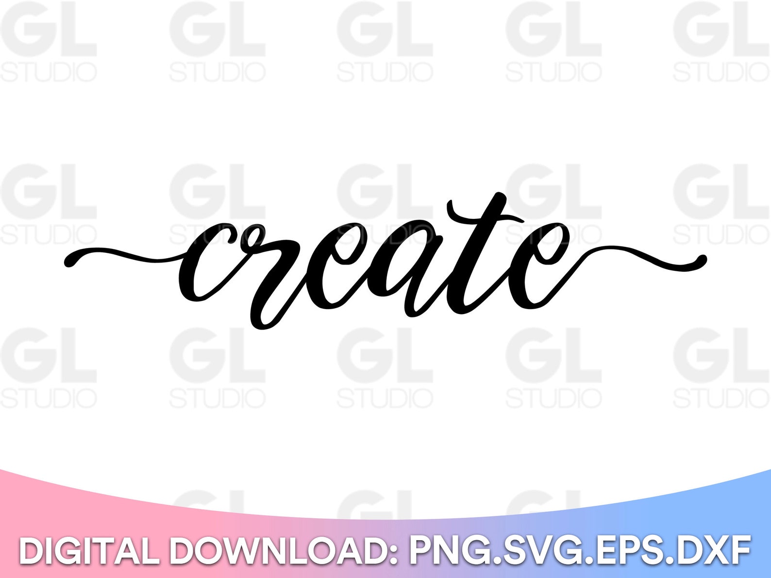 Create Svg Craft Room Svg Create Sign SVG Dxf Png Maker - Etsy