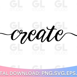 Create Svg, Craft Room Svg, Create Sign SVG, Dxf, Png, Maker SVG ...