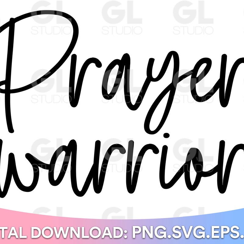 Prayer Warrior Svg - Etsy