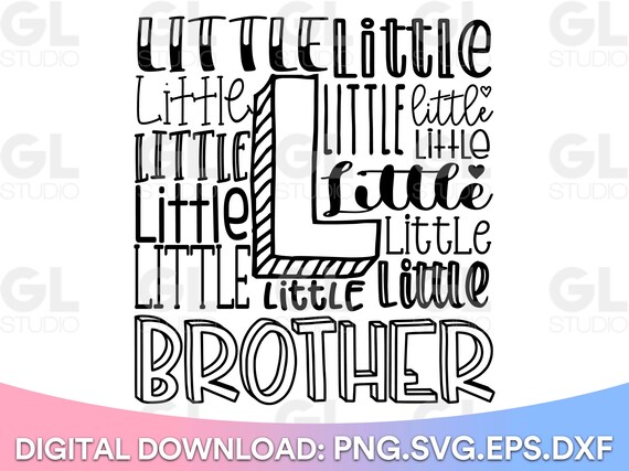 Little Brother SVG Brother Svg Little Bro SVG Best Brother - Etsy