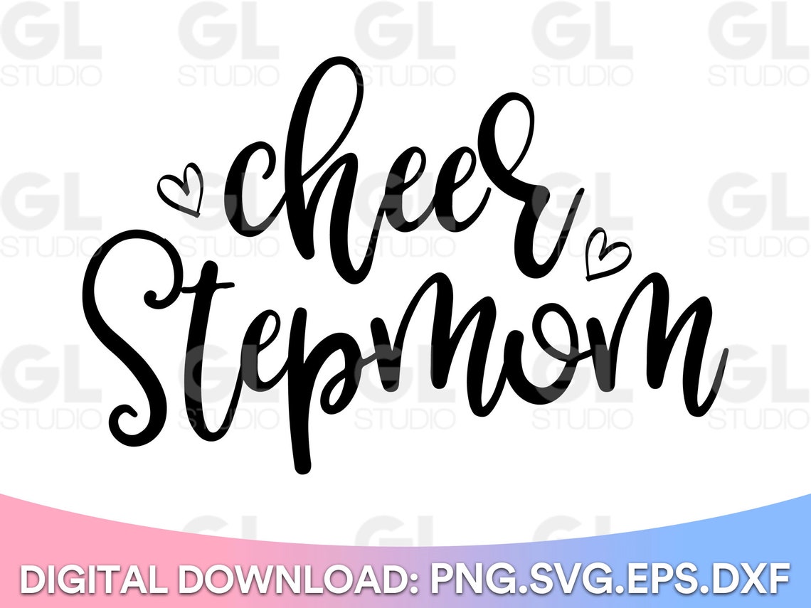 Cheer Stepmom Svg Stepmom Svg Cheer SVG Cheerleader Svg | Etsy