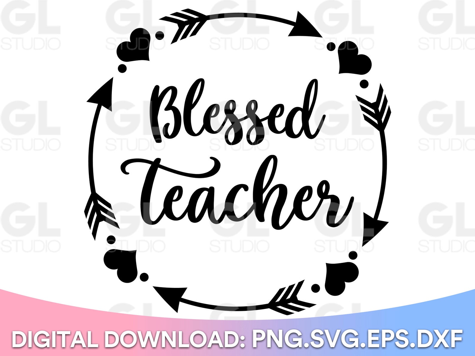 Blessed Teacher SVG Teacher Svg Dxf Teacher Life SVG - Etsy
