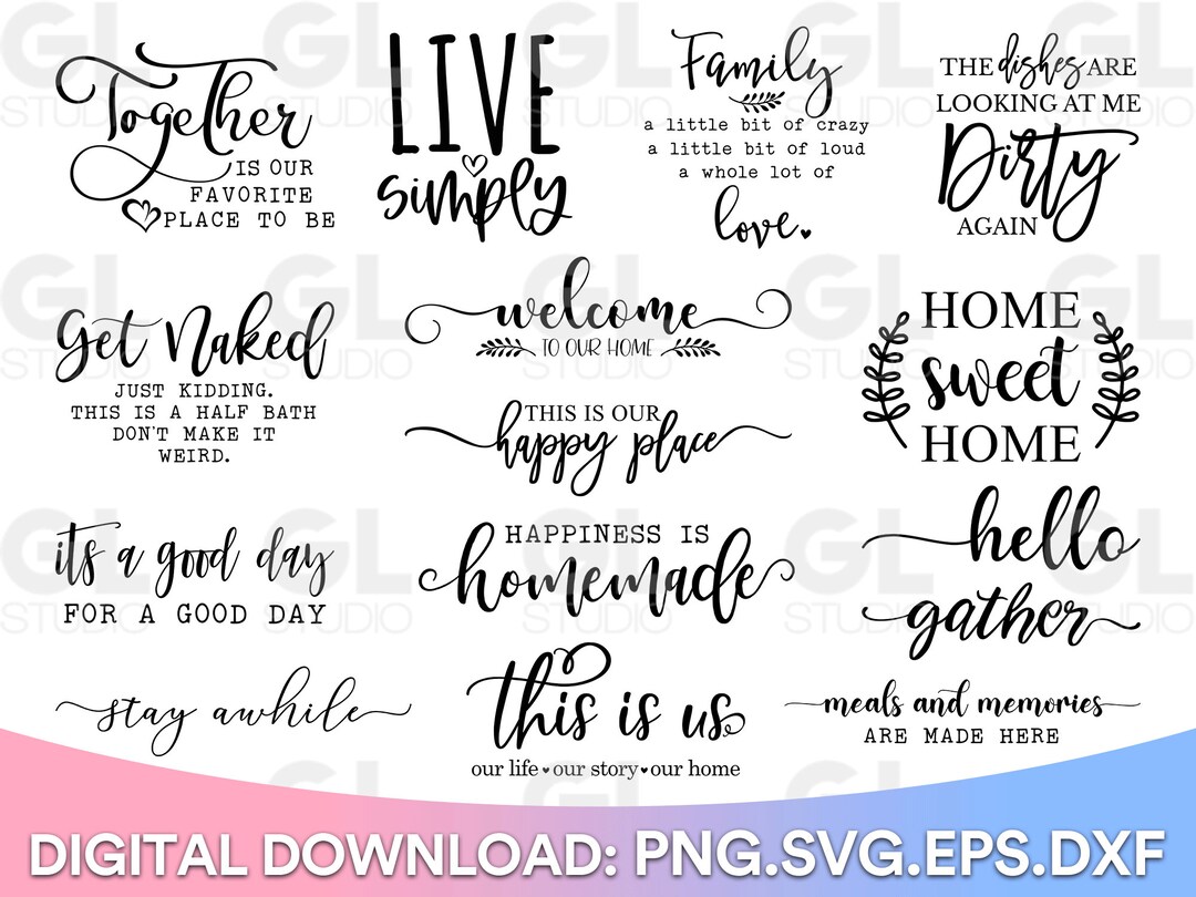 Sign Bundle, Sign SVG Bundle, Sign Making Bundle, Farmhouse Svg, Dxf ...