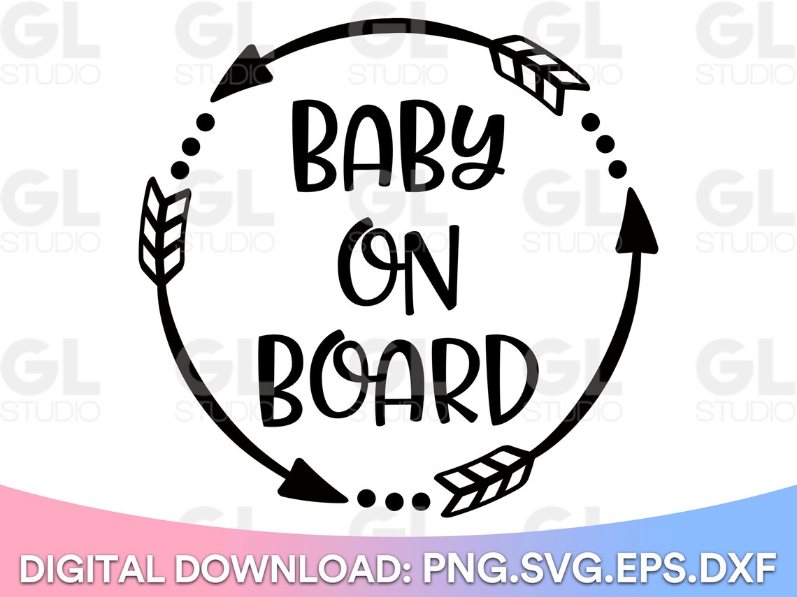 Baby on Board Svg Little Human on Board SVG Dxfpng Newborn - Etsy
