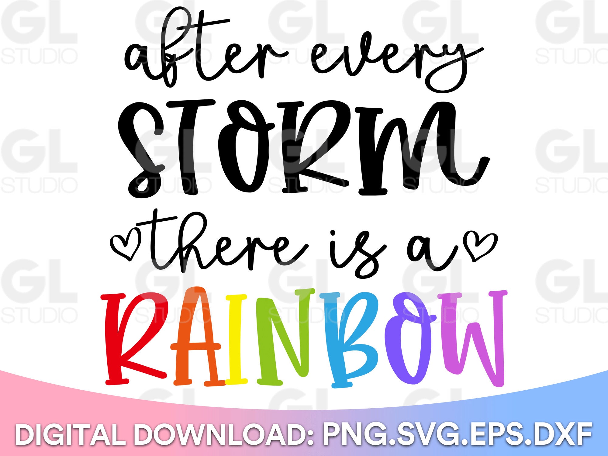 After Every Storm There is A Rainbow SVG, Rainbow Baby SVG, Svg ...