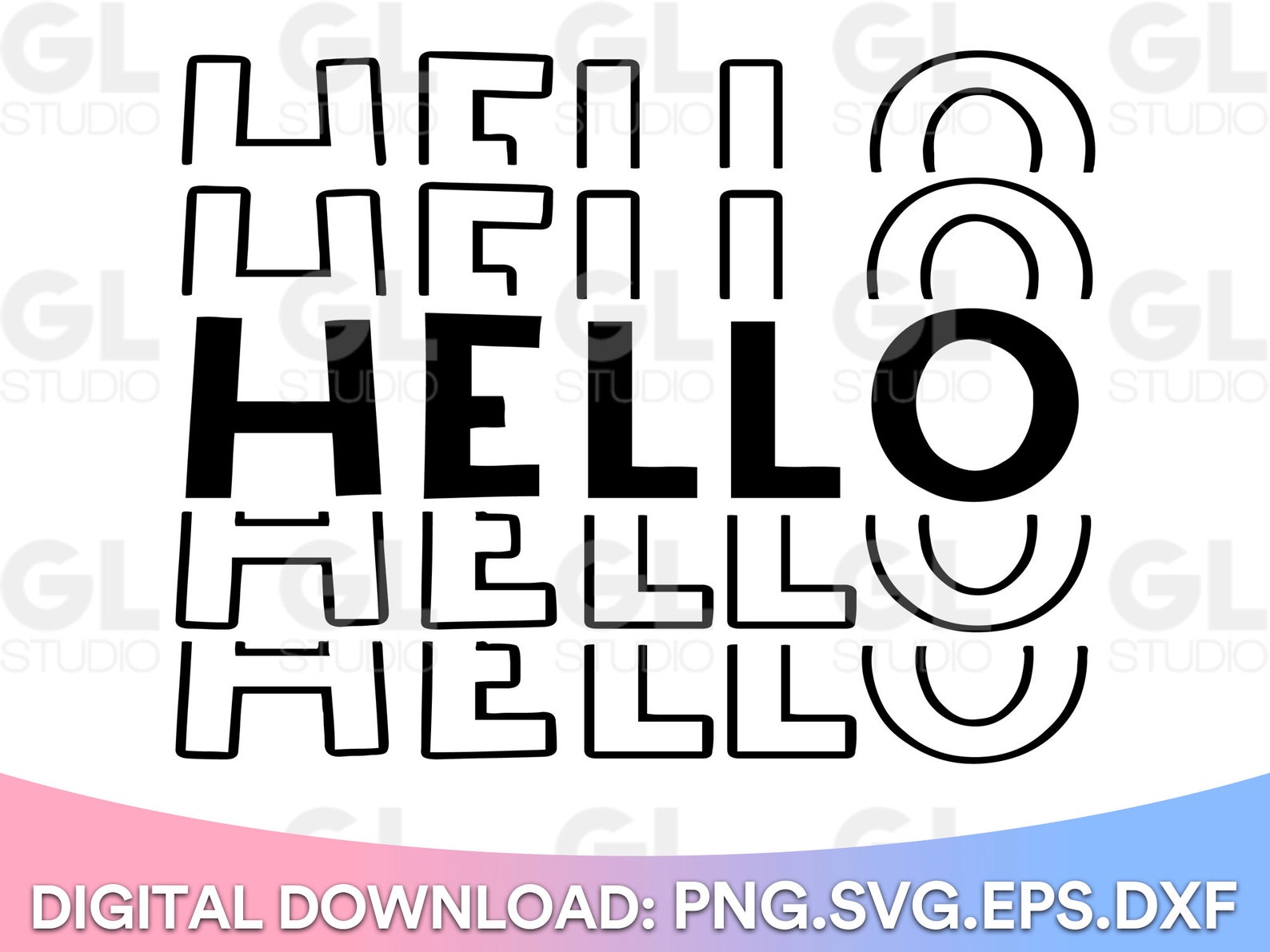 Hello SVG Doormat Svg Welcome Svg Front Door Sign SVG - Etsy