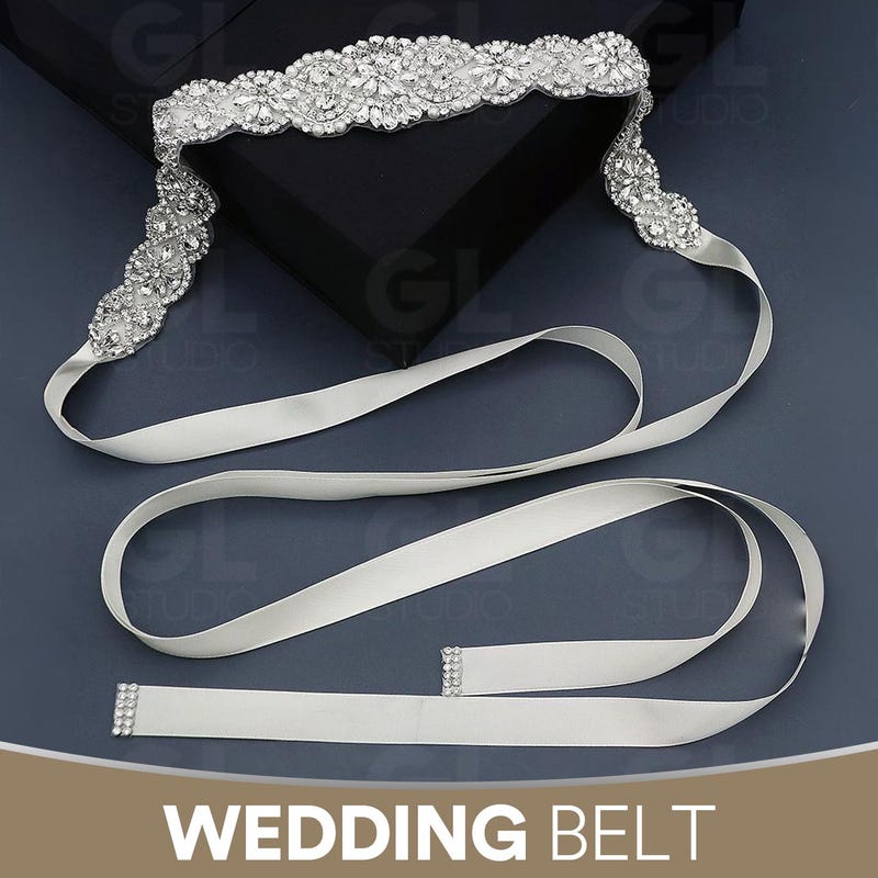 Wedding Beaded Belt - Etsy