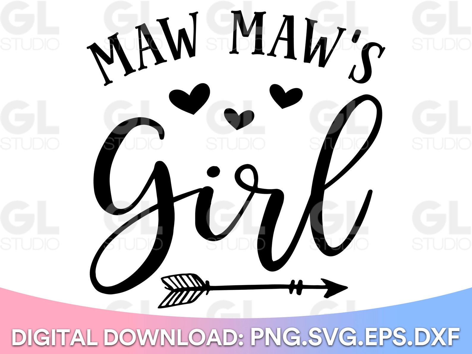 Maw Maw's Girl Svg Maw Maw Svg Ain't No Maw Maw SVG - Etsy