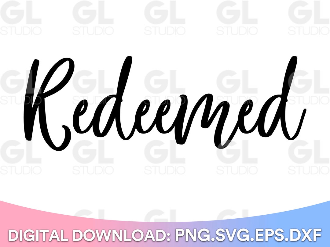SVG redimido, svg de Pascua, dxf, png, SVG perdonado, SVG espiritual ...