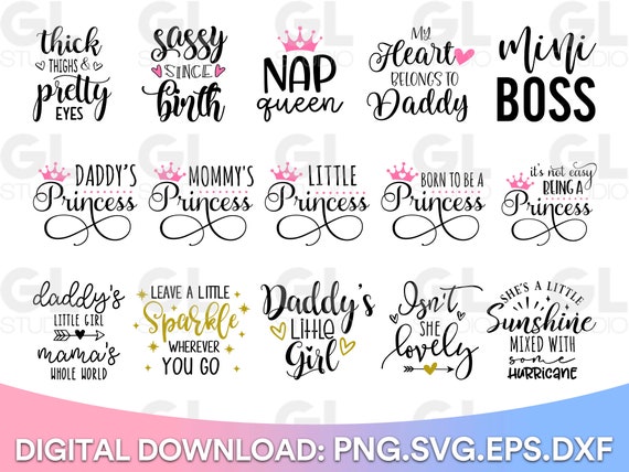 Baby Bundle Baby Girl Bundle Newborn Bundle Baby SVG - Etsy