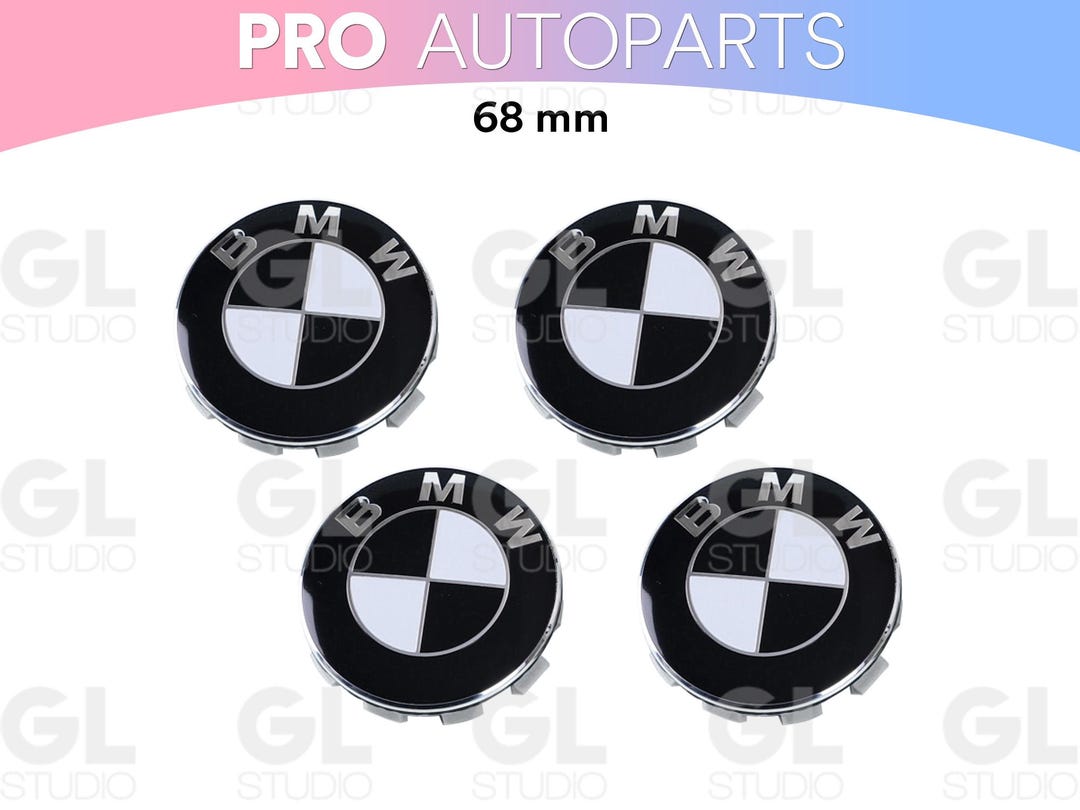 4pc BMW Hub Center Caps, 68mm BMW Wheel Center Hub Caps Cover, 68mm BMW ...