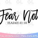 Fear Not Svg, Faith Over Fear SVG, Faith Svg, Dxf, Spiritual SVG, Jesus ...