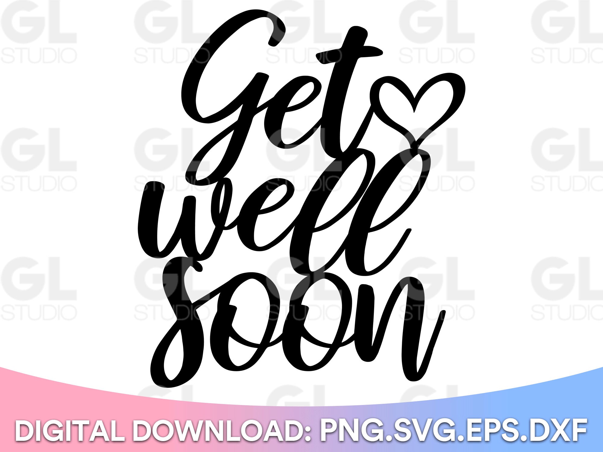 Get Well Soon Cake Topper Svg, Cake Topper SVG, Get Well Soon Svg, Get ...