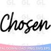 Chosen Svg Christian Svg Scripture SVG Bible Quote Svg - Etsy