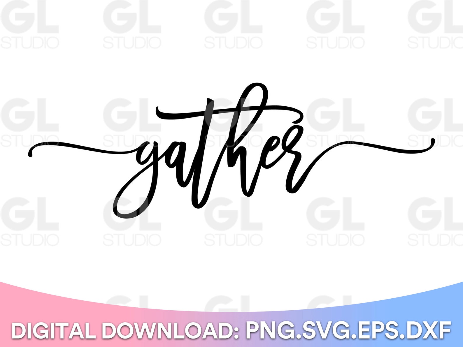 Gather SVG Friends and Family Gather Here Svg Kitchen Svg - Etsy