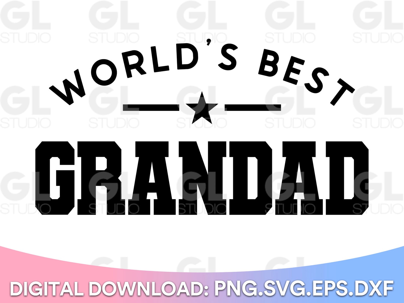 Worlds Best Grandad SVG, Grandad Svg, Grandad Saying Svg, Grandpa Svg ...