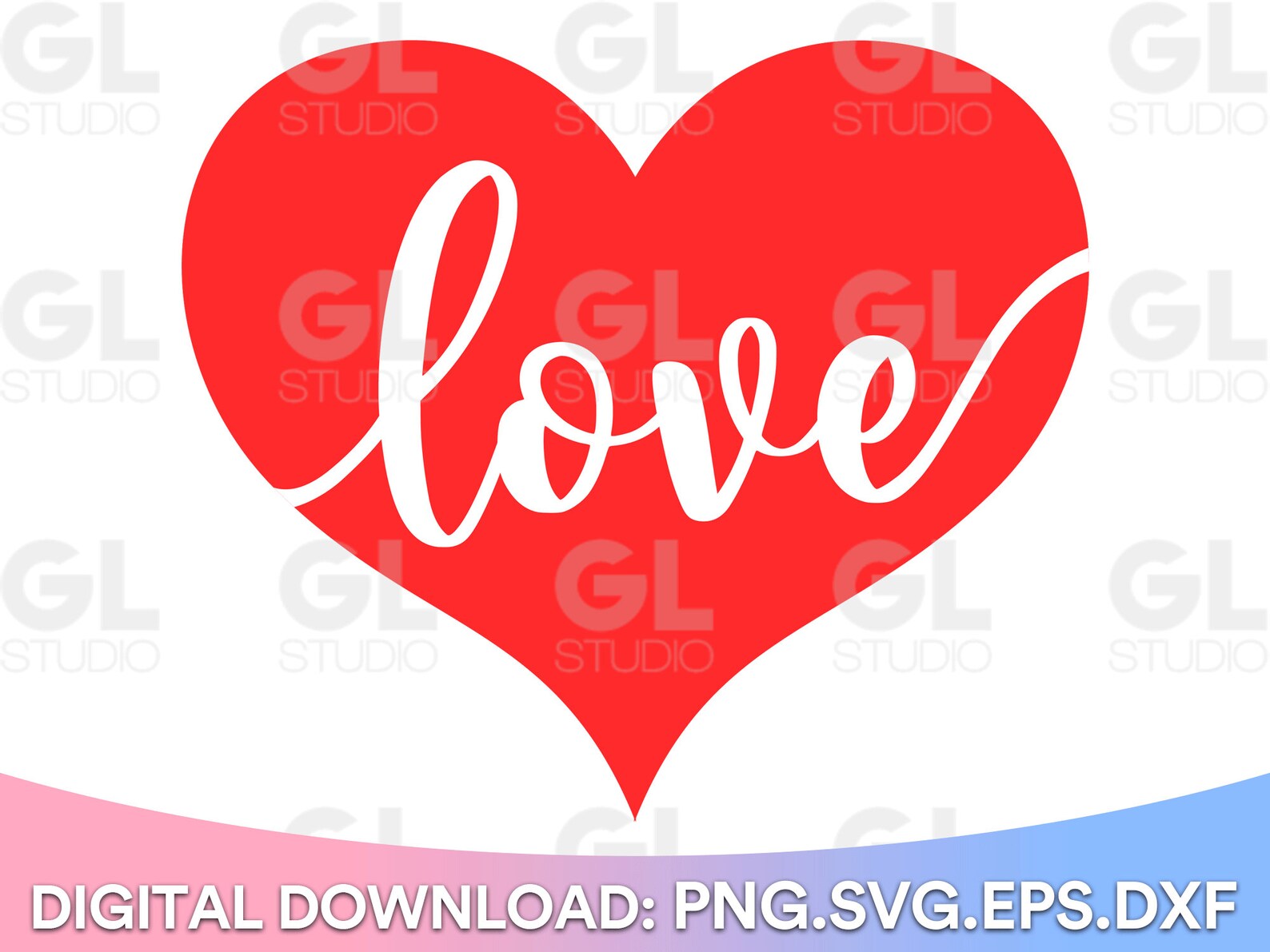 Love Svg Heart Svg Dxf Png Valentine SVG Loved Svg Love - Etsy