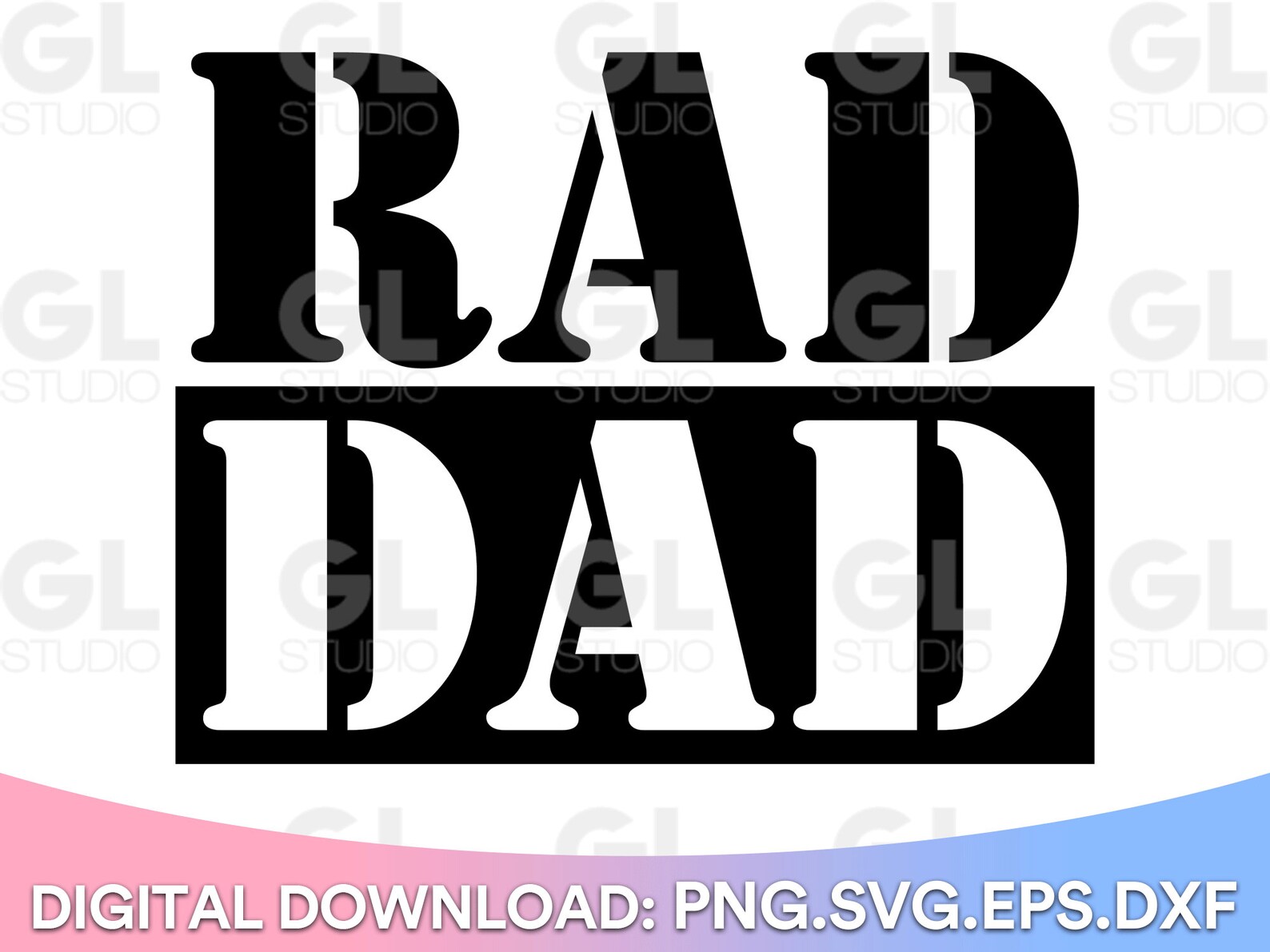 Rad Dad SVG Daddy Svg Dad Sayings Svg Father's Day Svg - Etsy