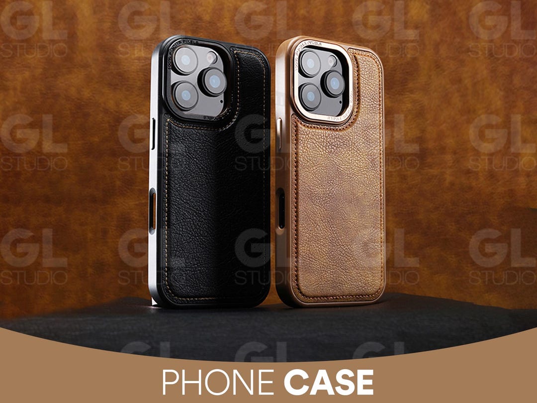 Full Grain Genuine Leather Phone Case, iPhone Cover, iPhone Pro Max ...