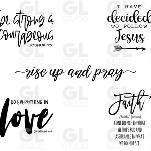 Christian Bundle, Scripture Bundle, Bible Verse Bundle, Bible Saying ...