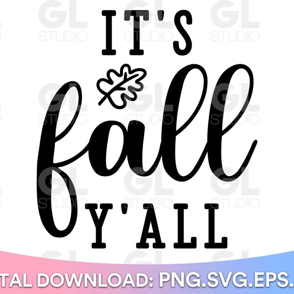 It's Fall Y'all - Etsy