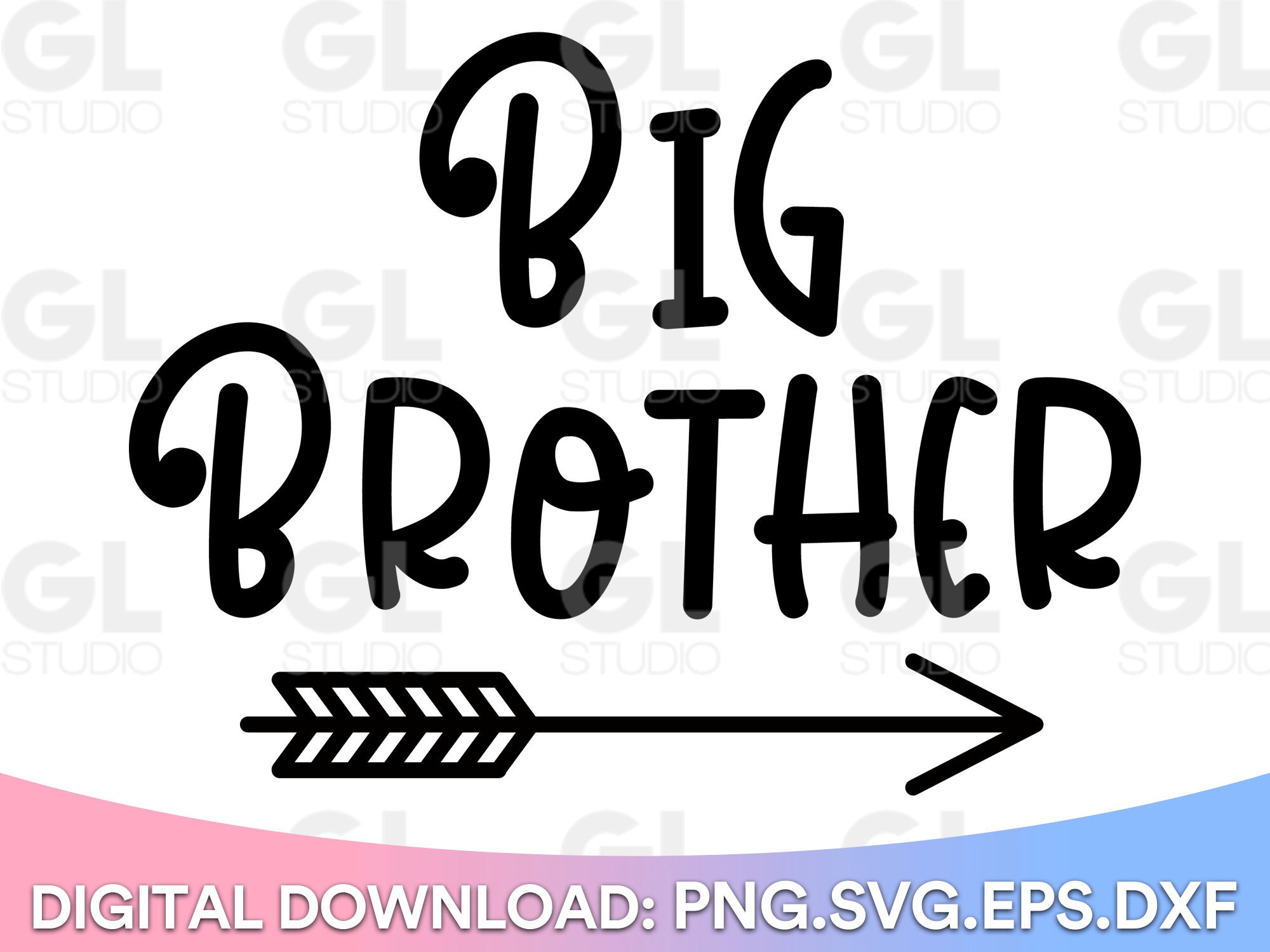 Big Brother SVG Big Bro SVG Dxf and Png Brother Svg - Etsy