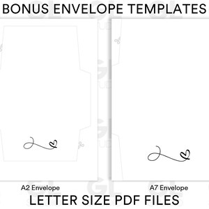 Happy Birthday Printable Card, Envelope Template, Birthday Card ...