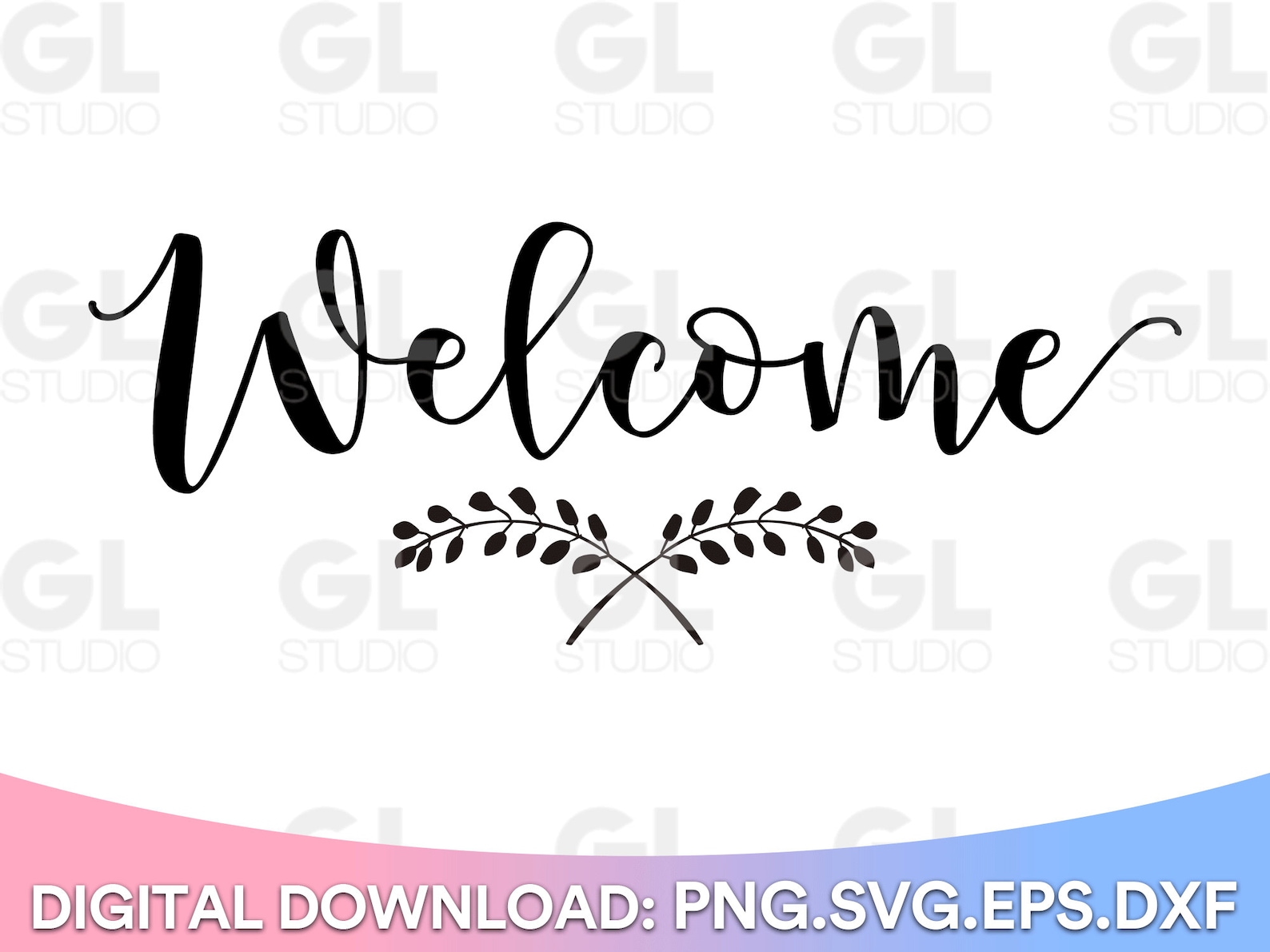 Welcome Svg Dxf Front Door Sign SVG Greeting SVG Wedding - Etsy